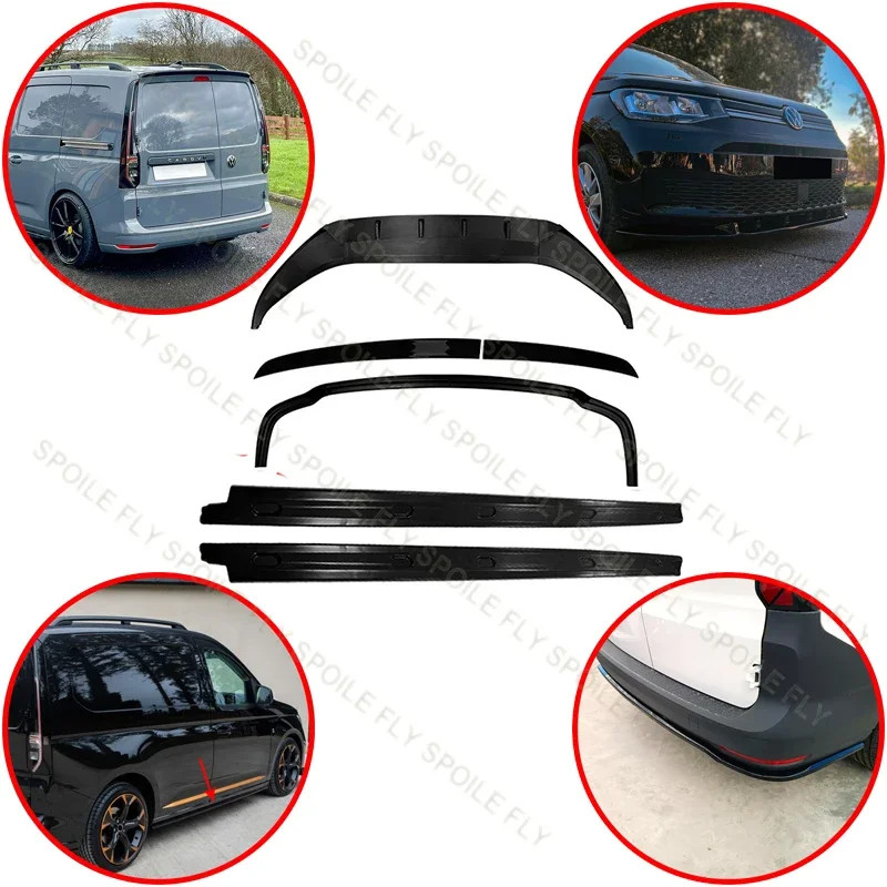 For VW Volkswagen Caddy Mk5 2021 2022 2023 2024 Car Body Kits Spoiler ...