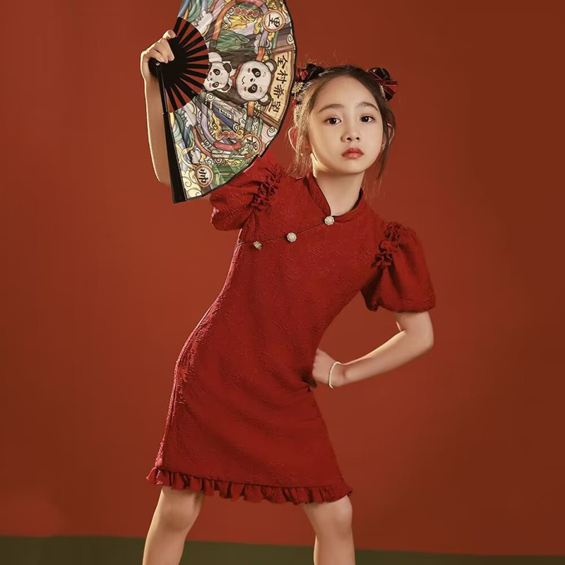 Chinese New year kids clothes dress kids girl cny 2025 Traditional CNY ...