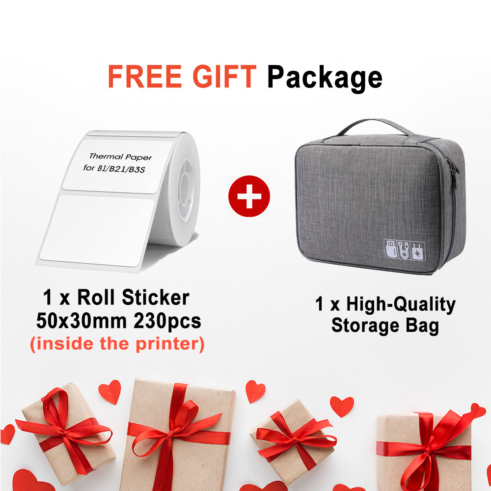 NIIMBOT B21 PRO Label Printer 20-50mm 300dpi, Retail Thermal Bluetooth ...