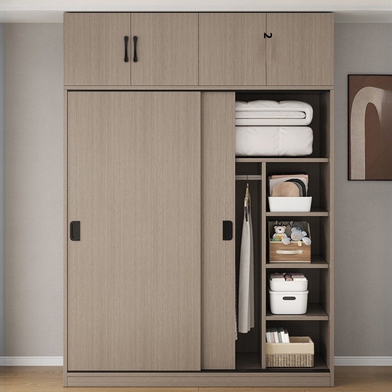 Small Unit Type Wardrobe Simple Wardrobe Sliding Door Assemble Wardrobe ...