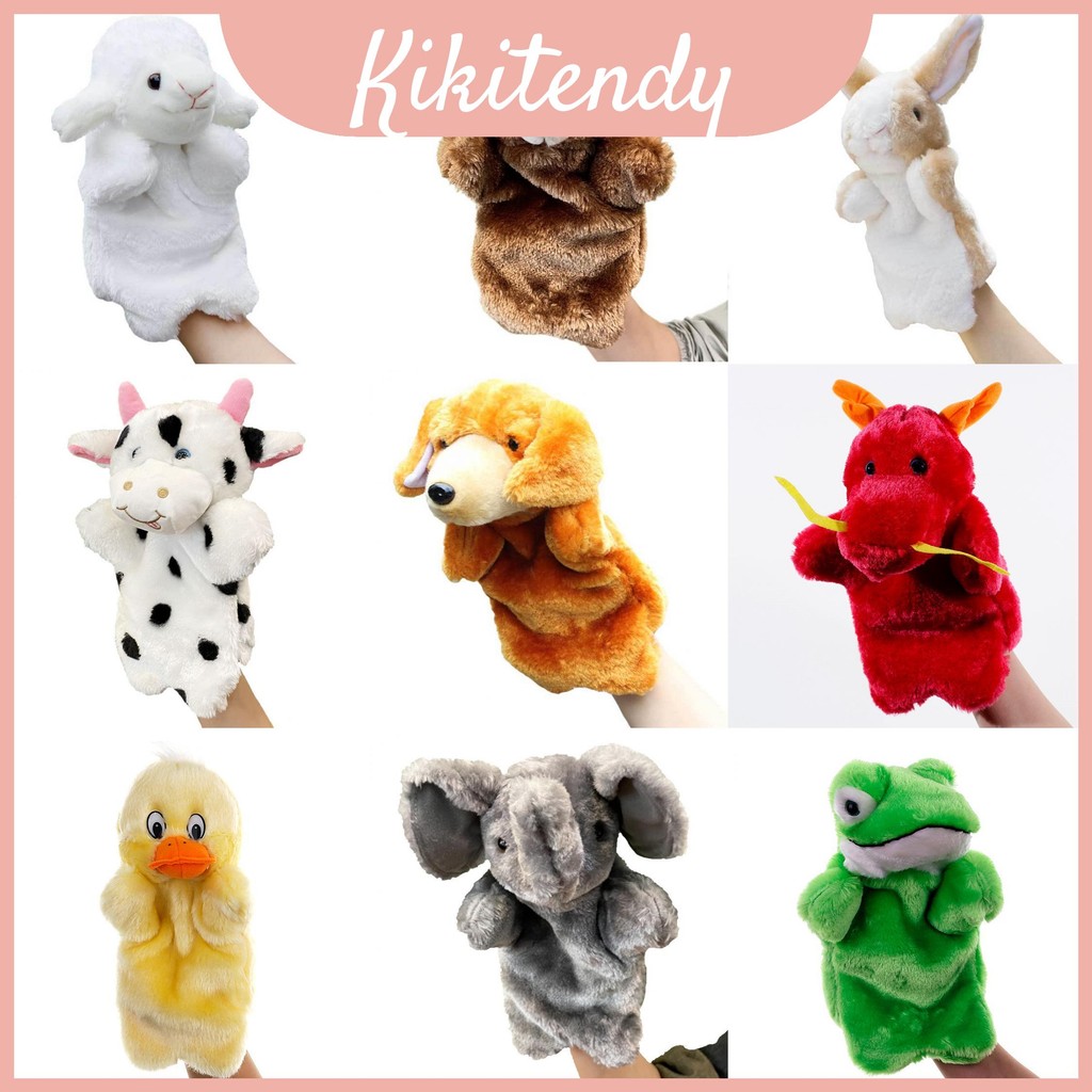 Soft Cute Plush Toy Puppets For Children Featuring Adorable Animal ...