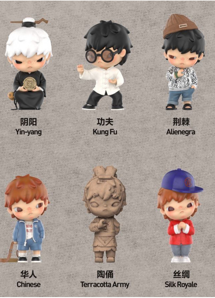 Box set POPMART Hirono × CLOT series hirono v8 A whole box of 6 blind ...