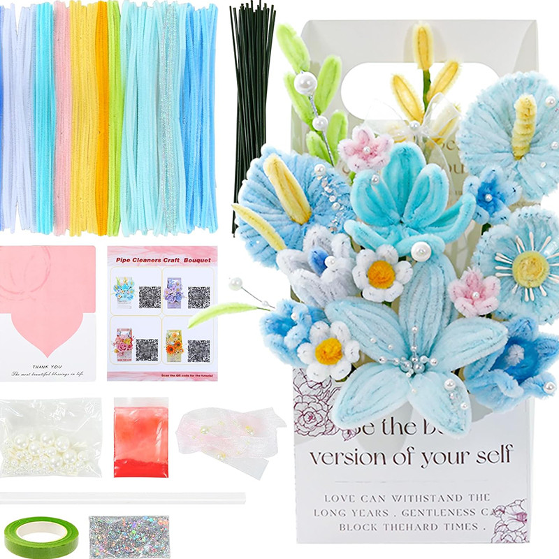 Buy pipe cleaner flower bouquet Products At Sale Prices Online - August ...