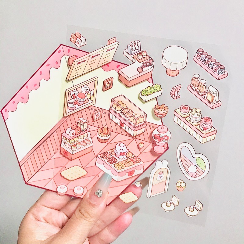 Sugarsticker Rabbit 4 Styles Stickers Waterproof Sticker Paper