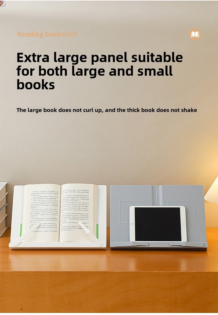 JUJIAJIA Upright reading stand with adjustable design enlarged panel ...