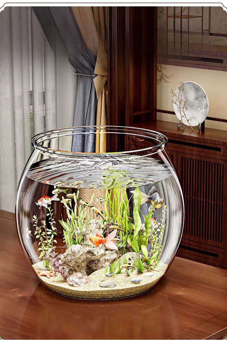 Transparent Plastic Fish Tank Household Small Imitation Glass Turtle ...