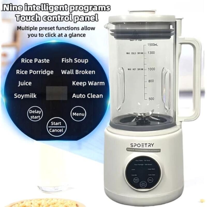 ZANKEYS 1500ML Full Automatic Household Blender Multi Function Juicer ...