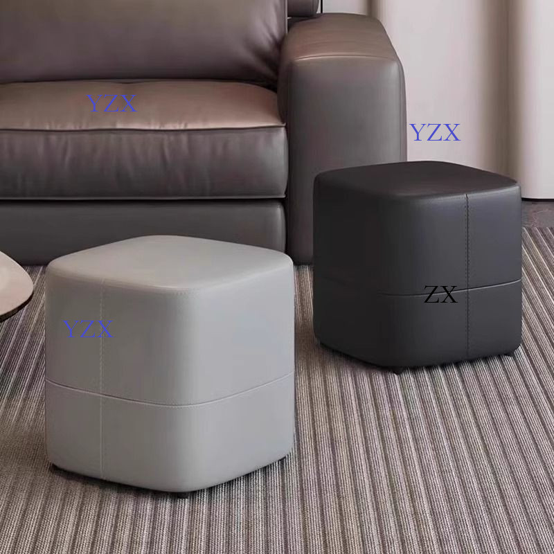 Nordic simple ottoman fitting room cloakroom changing shoe stool ...
