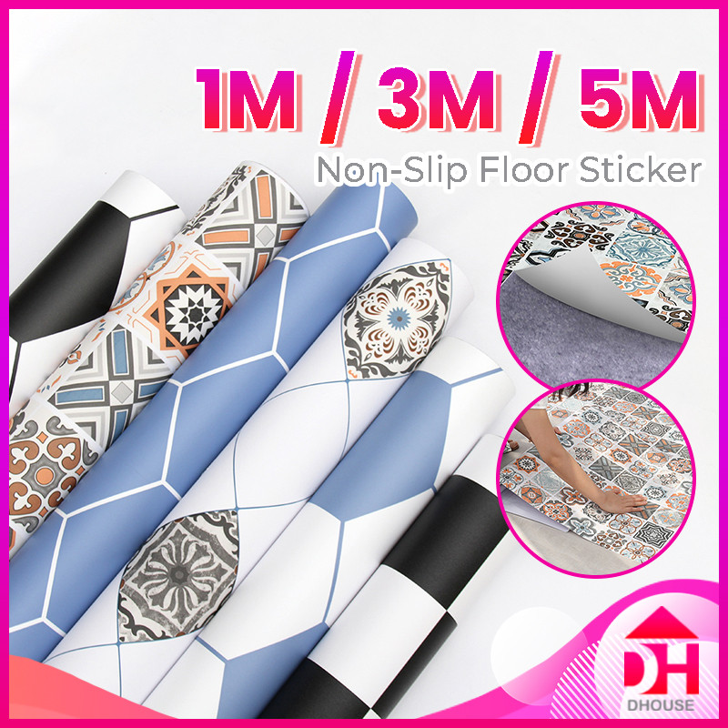 PVC Vinyl Self Adhesive Flooring Sticker Non Slip Waterproof Floor Tile ...