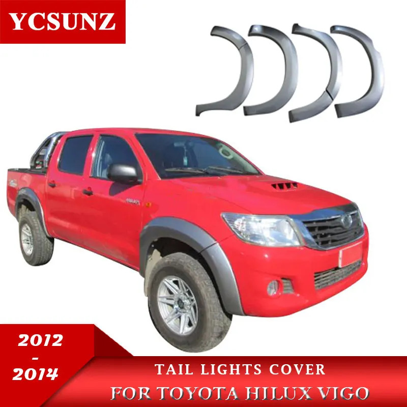 Fender Flare ABS Wheel Arch Fender Flares For Toyota Hilux Vigo 2012 ...