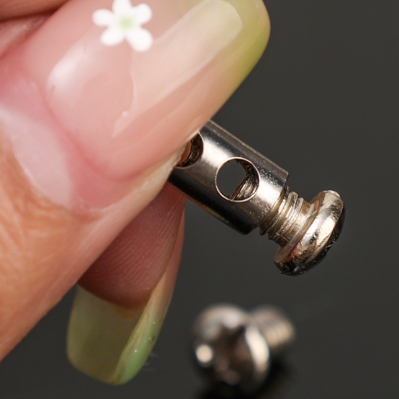 10Pcs Adjustable Double-Hole Wire Rope Locking Clamp Durable Metal ...