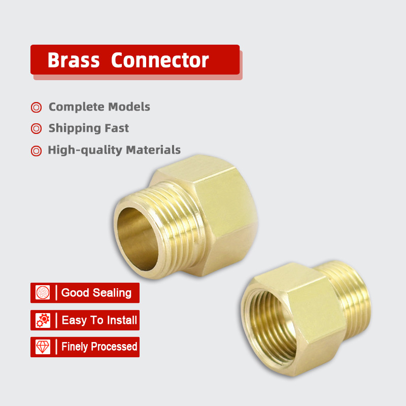 Tube Brass Fitting 1/8" 1/4" 3/8" 1/2" Male to Female BSP Thread Pipe ...