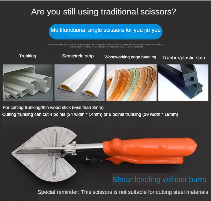 45 To 120 Degree Multi Angle Cutter Miter Hand Shear Electrician Wire ...