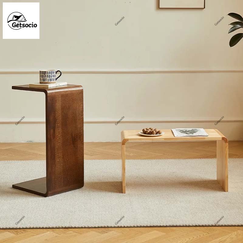 G·T Solid Table Wood U-shaped Table C- Shaped Tatami Storage Rack Small ...