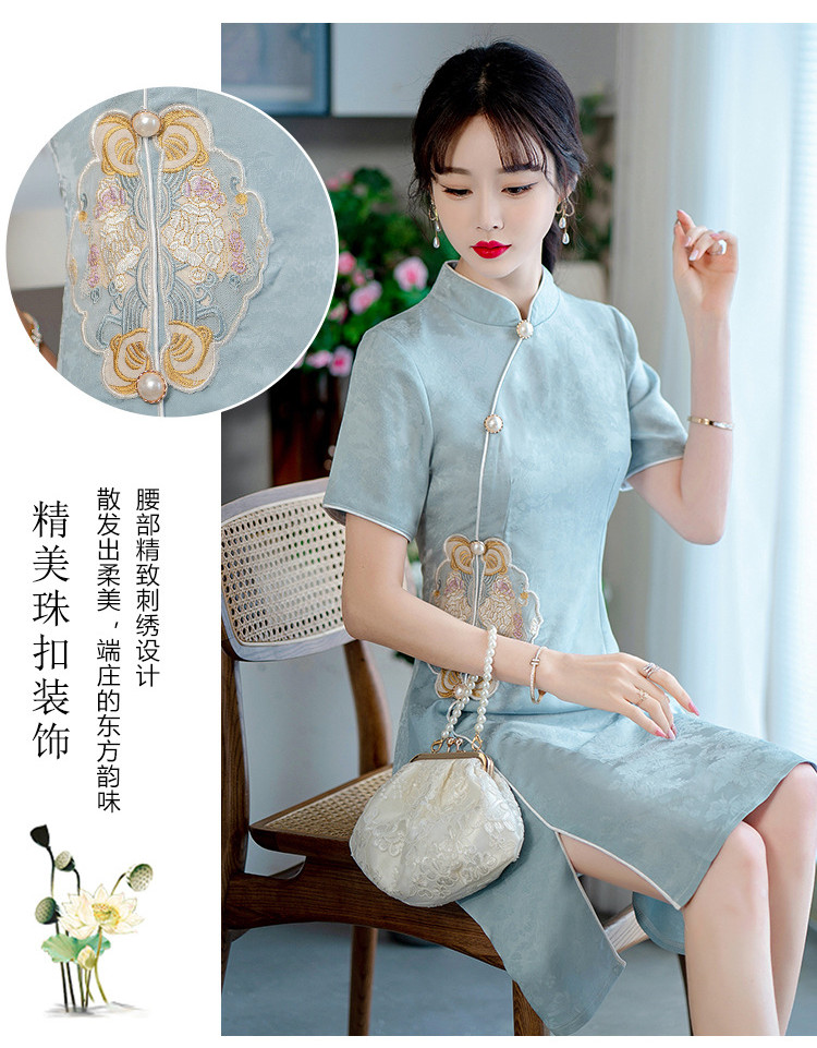 Cheongsam Dress Plus Size Chinese New Year Cny Dress Clothes 2025 旗袍 ...