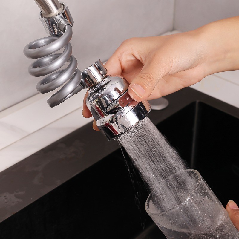 Flexible Adjustable Kitchen Faucet Extender High Pressure Water Tap ...