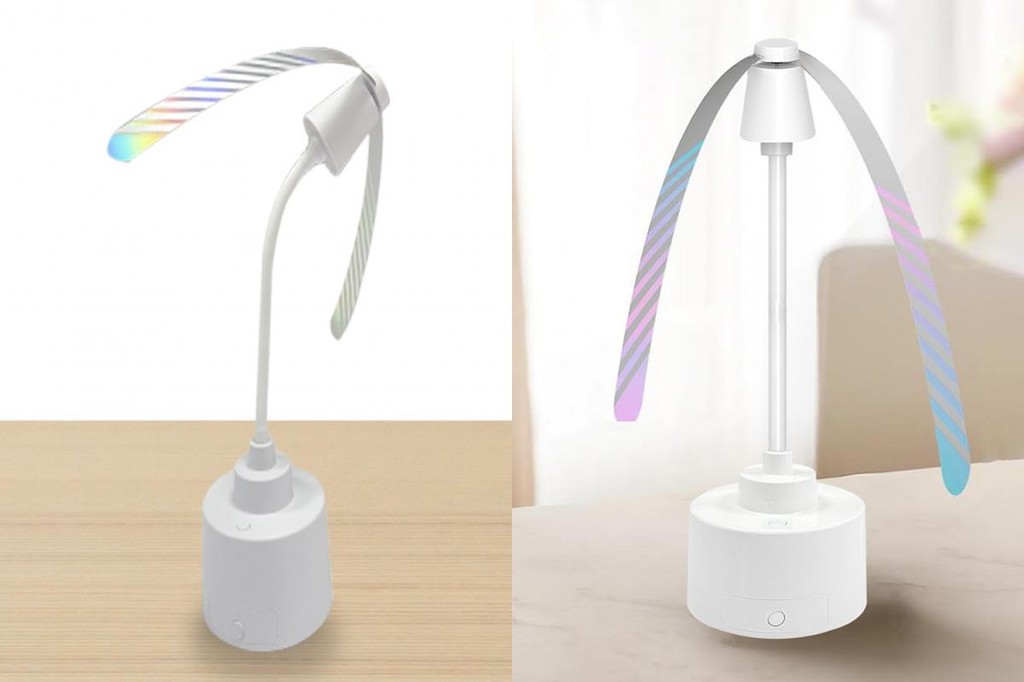 [JU] Mosquito Repellent Fan Foldable Gooseneck Mosquito Fan 360-degree ...