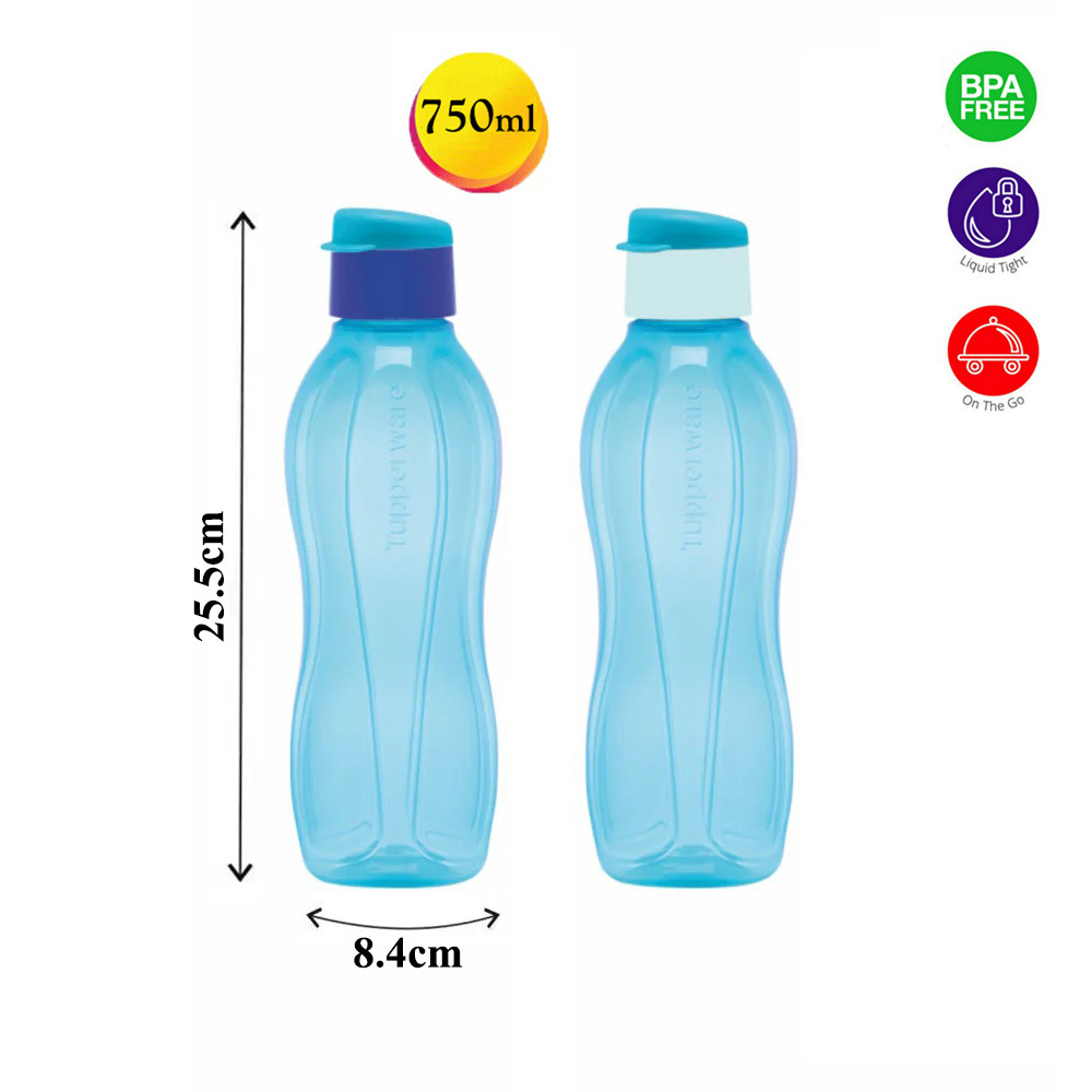 Authentic Tupperware 750ml Eco Water Bottle Flip Top Cap ★ BPA Free ...
