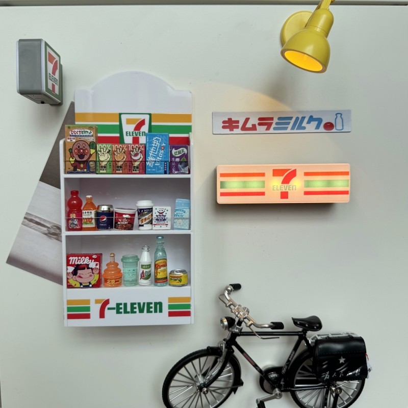 Miniature Simulation7-ELEVEN Refrigerator Magnets for Shelves Magnetic ...