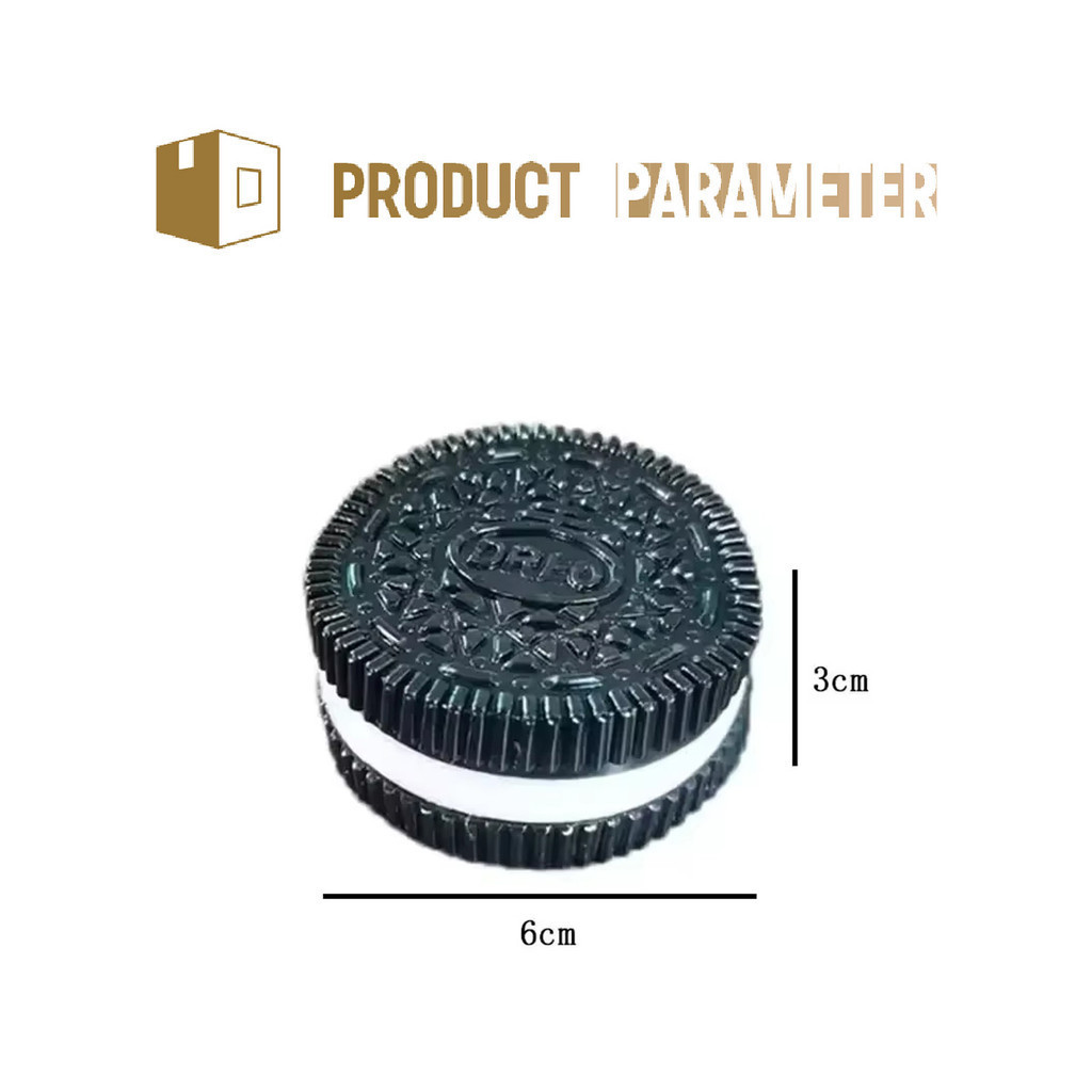 Squeezing Fidget Sensory Stress Relief Toy Handmade Silicone Oreo ...