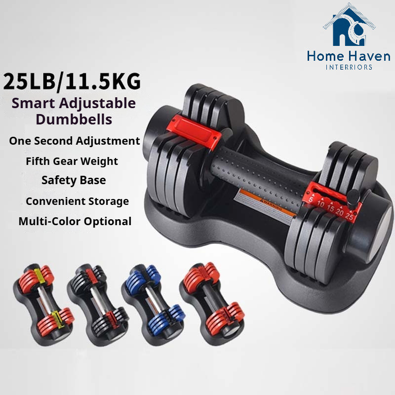 HH Dumbbell Adjustable Weight Dumbbell Home Gym Barbell Commercial ...