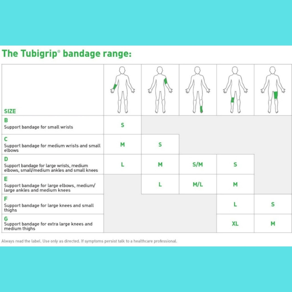 Tubigrip Size E 1 Meter (Beige) – Firm & Comfortable Elastic Support ...