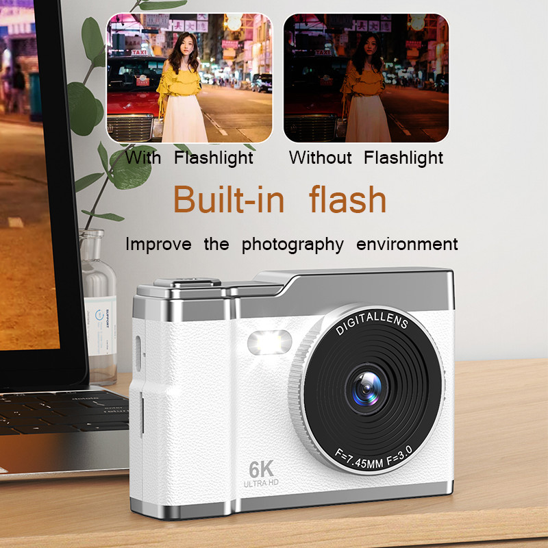 Digital camera Full 4K 64MP 8X HD Video Image Stabilizer Dual Camera 2. ...