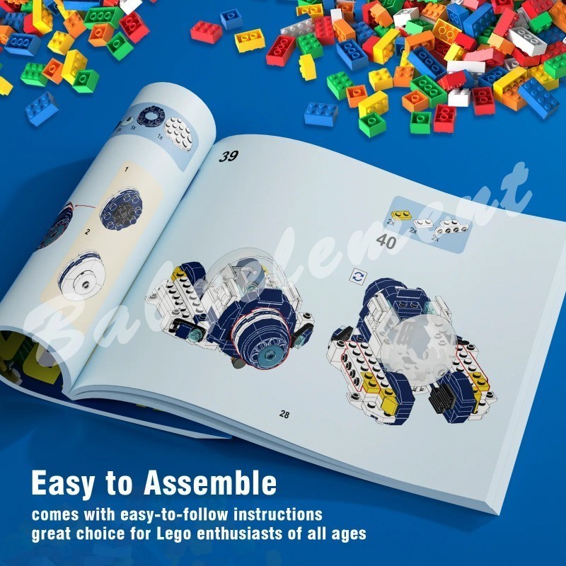Gobricks Subnautica Seamoth Bricks Model Submersible Spacecraft ...