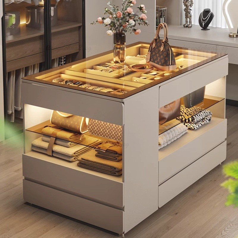 Chest of Drawer Color Dressing Table Milk Coffee Master Bedroom Double ...