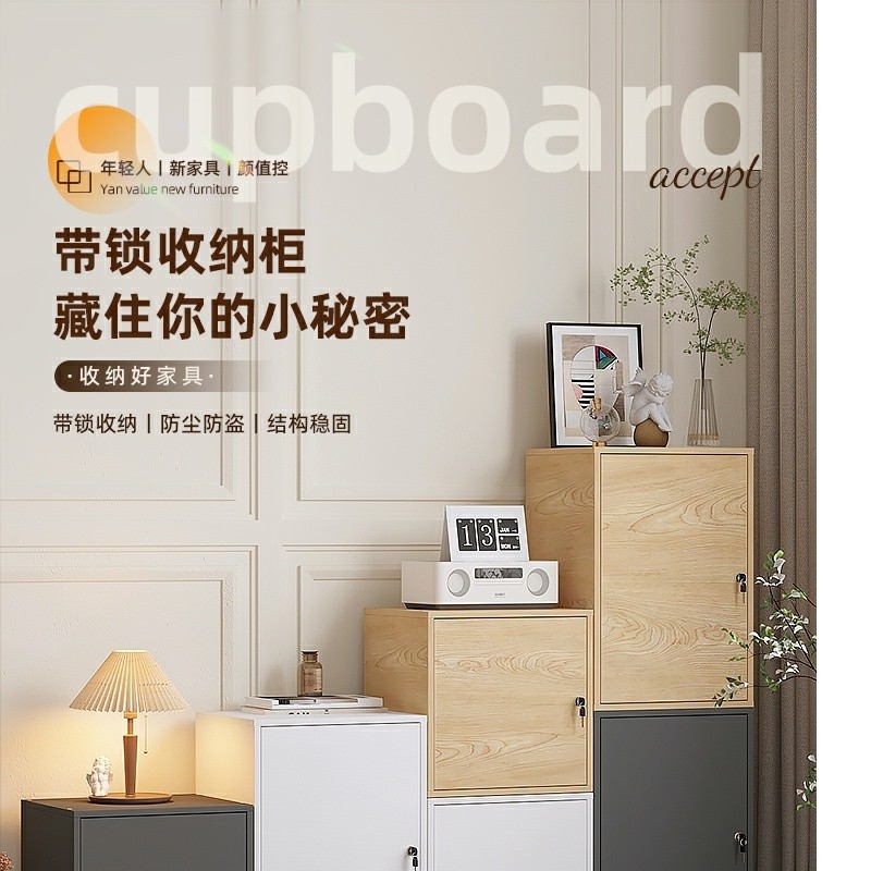 File Cabinet Office Locker with Lock Small Cabinet Storage Cabinet ...