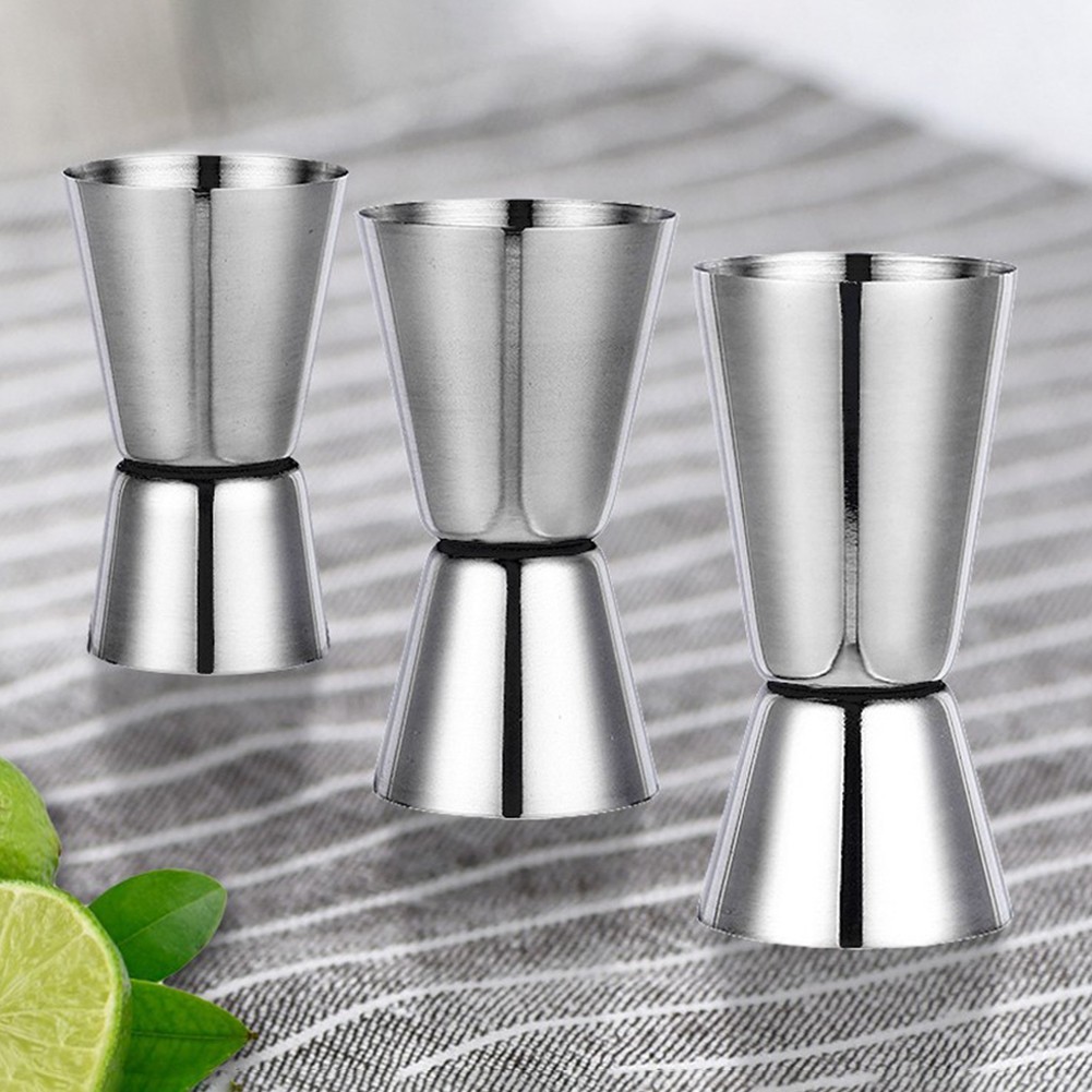 FSFO_15&30ML 20&40ML 25&50ML Stainless Steel Jigger Measure Cup ...