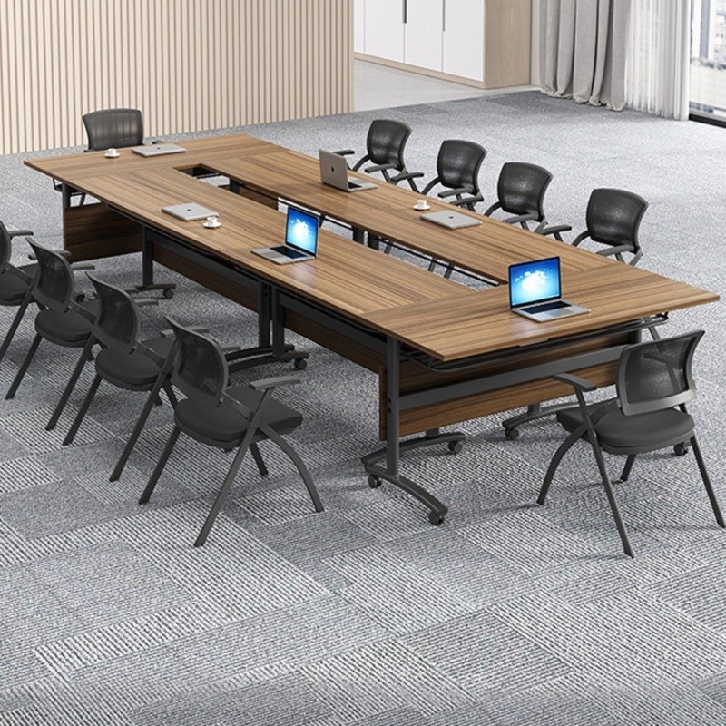 Foldable Table Multi Functional Office Desk With Wheels Foldable Table ...