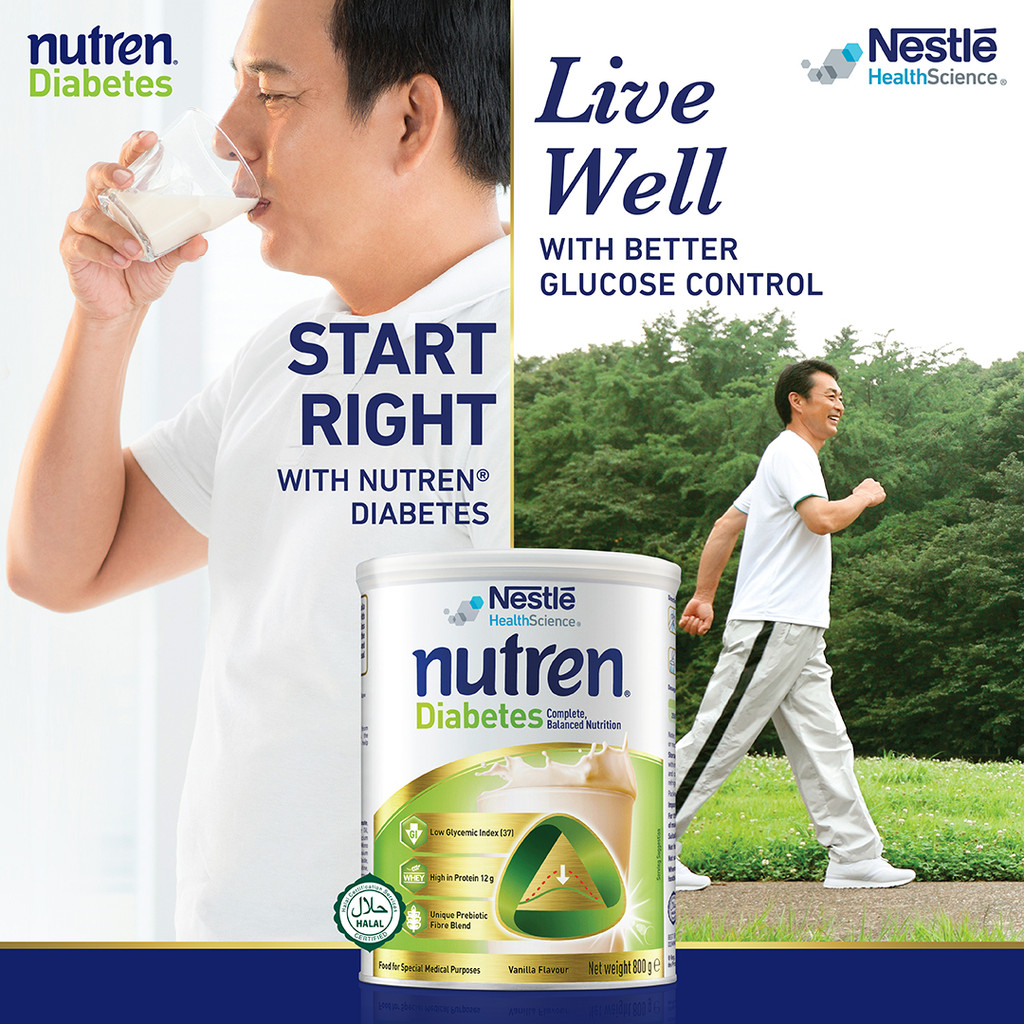 Nestle Nutren Diabetes Powder 800g | Shopee Singapore