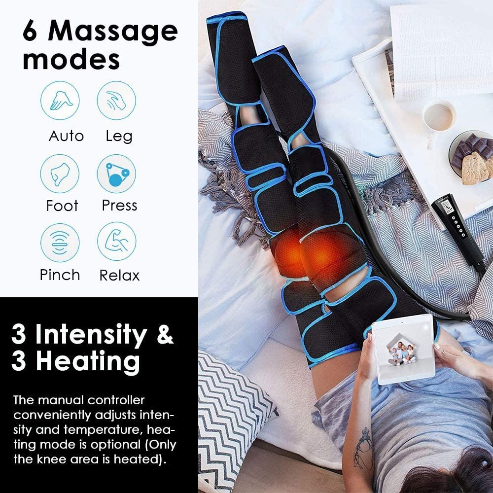 Professional Electric Leg Muscle Relaxer 6 modes Air Compression ...