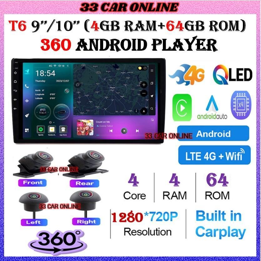 9''/10''4RAM 64GB CarPlay Android Auto WITH 360 3D Panarama Bird View ...