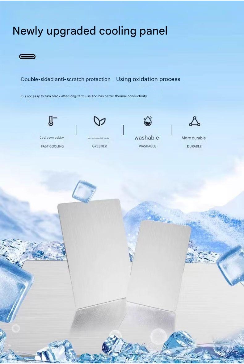 Rabbit Aluminium Cooling Plate Pet instant cooling pad Cooling Bed ...