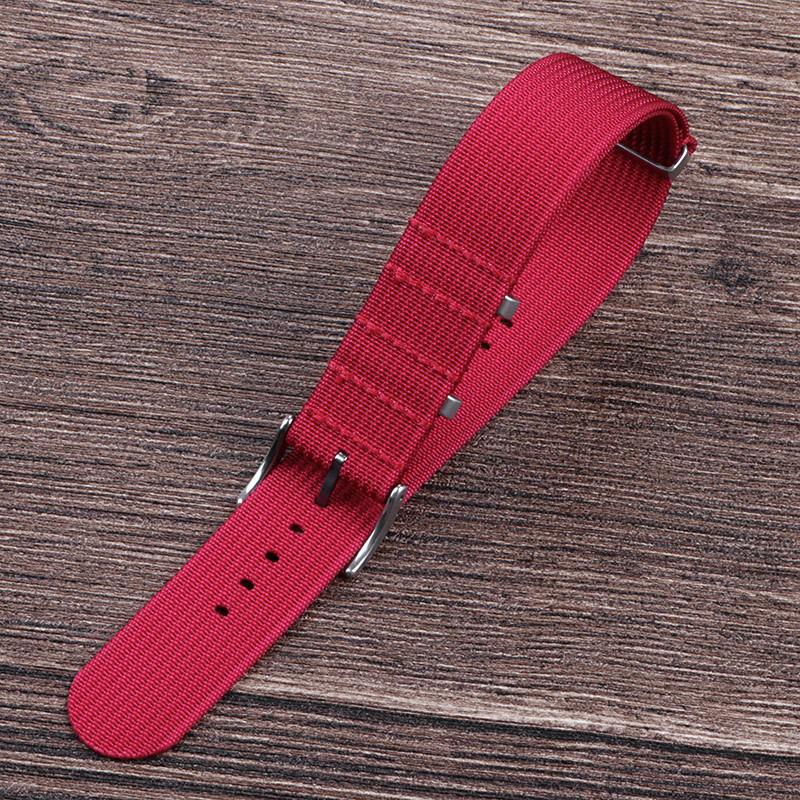 NATO Nylon Watch Strap ZULU Canvas Watch Band One Piece Loop Bracelet ...