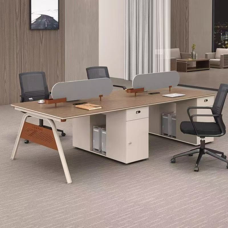 Office Table and Chair Staff Desk Computer Desk Rectangular Workstation ...