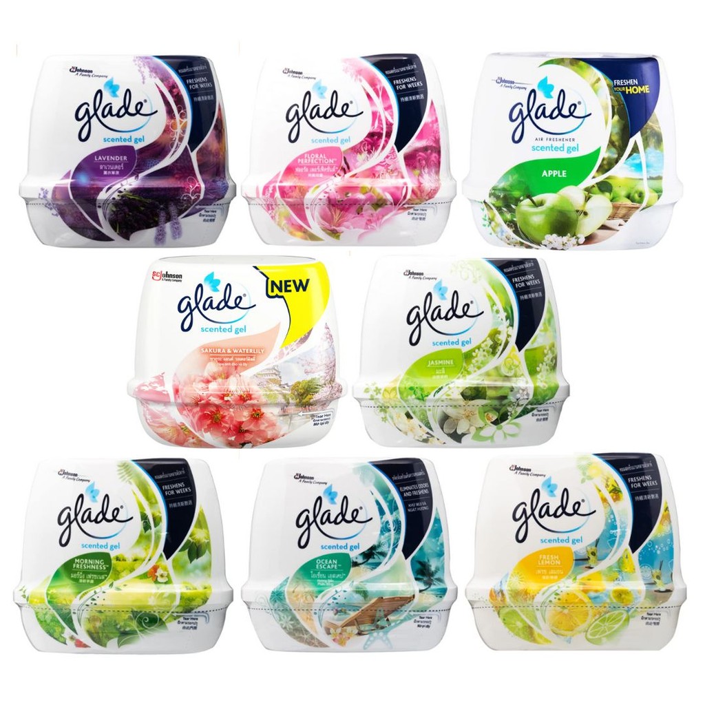 (Bundle of 4) Glade Scented Gel 180g | Shopee Singapore