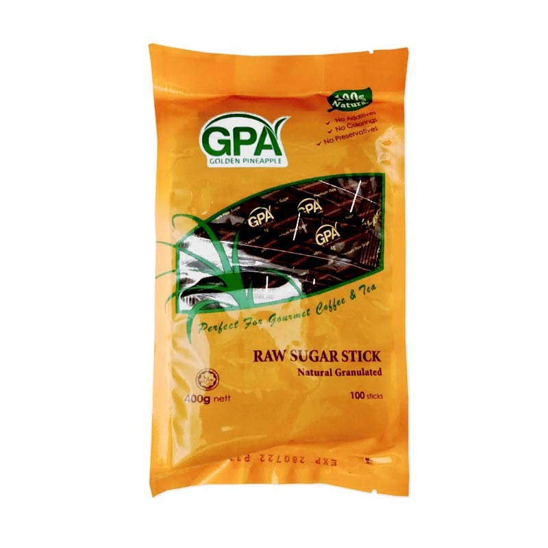 GPA Raw Sugar Stick For Gourmet Beverages 400g | Shopee Singapore