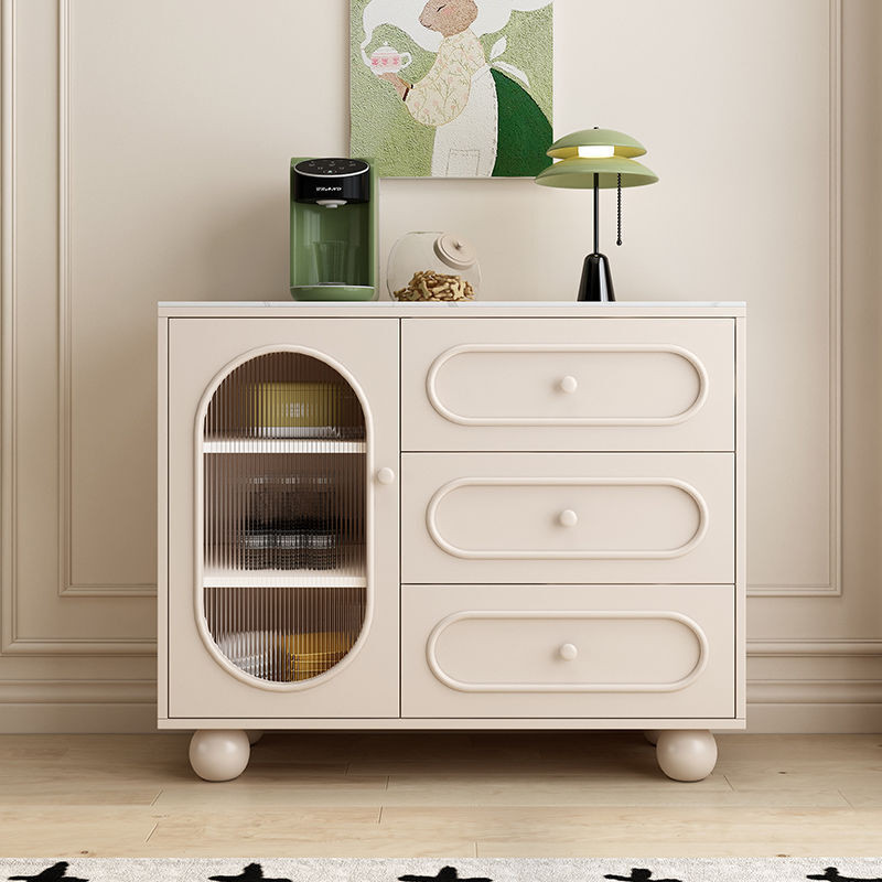 ANJIALE Solid Wood Dining Cabin Storage Cabin Wall Cabin Storage Cabin ...