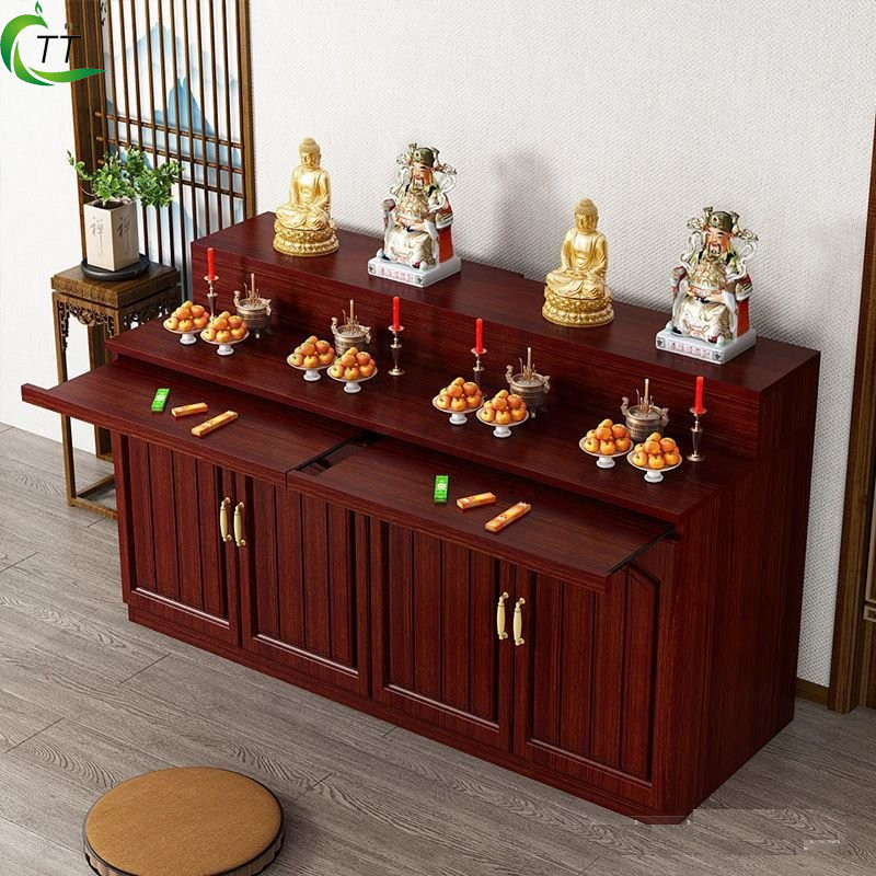 TTKK Buddha Shrine Offering Table God Table With Drawers For God Of ...