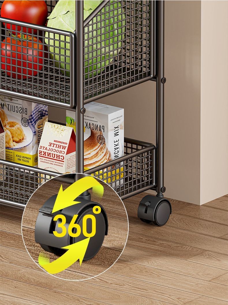 [in stock] Vegetable Rack Kitchen Fruits and Vegetables Storage Basket ...