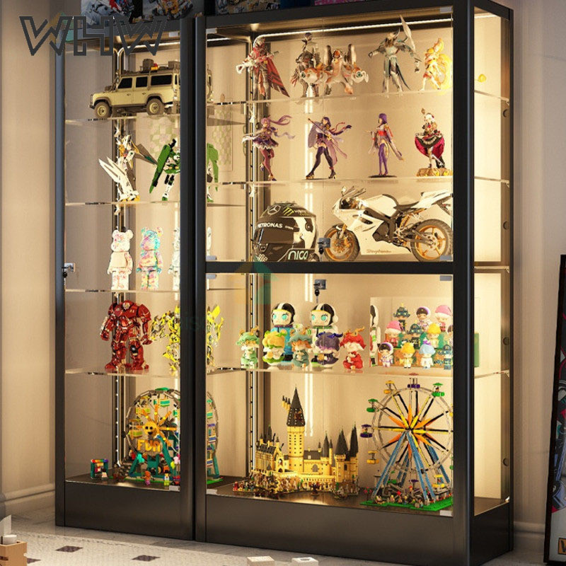 Display Cabinet Storage Handmade Display Cabinet Home Toy Model Glass ...