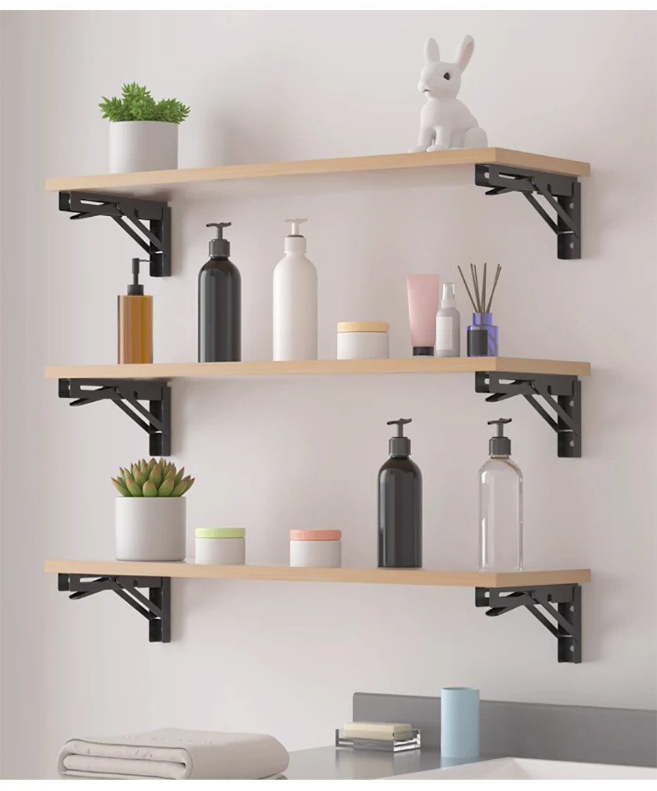 Triangle Stainless Steel Folding Bracket/Heavy Support Adjustable Wall ...
