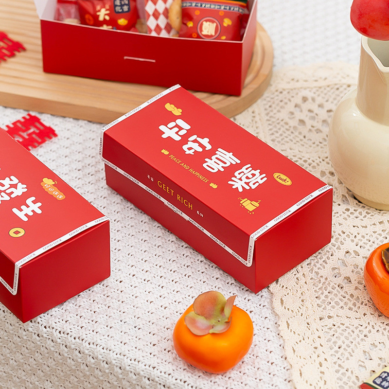 New YEAR BOX/SMALL BOX/CNY BOX NEW Creative Baking Snowflake Crisp ...