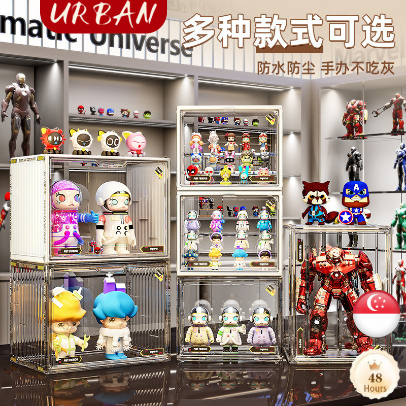 Acrylic Popmart Display Box Labubu Zimomo Display Case | Shopee Singapore