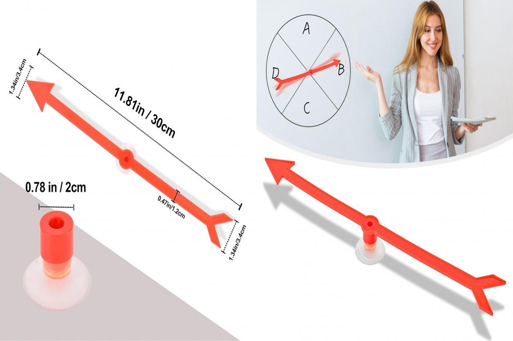 Visible Arrow Spinner Plastic Spinner Tool Fun Family Game Night ...