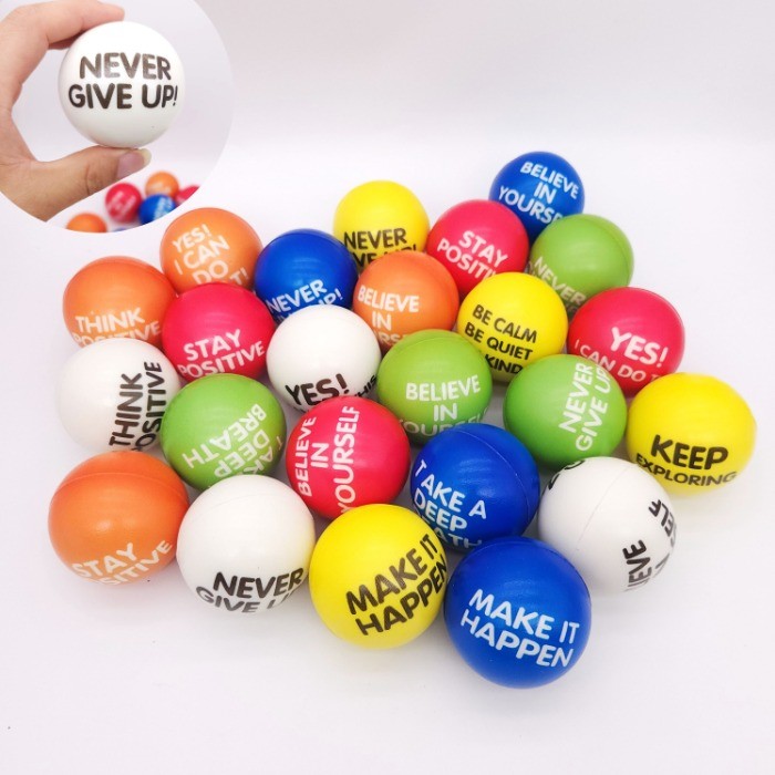 Inspirational Slogan Stress Balls-Motivational Office Toys for ...