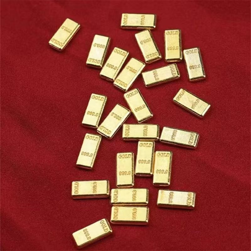 [100 Items Ready Stock] Hot-selling Solid Sand Gold Small Ingot Sand ...